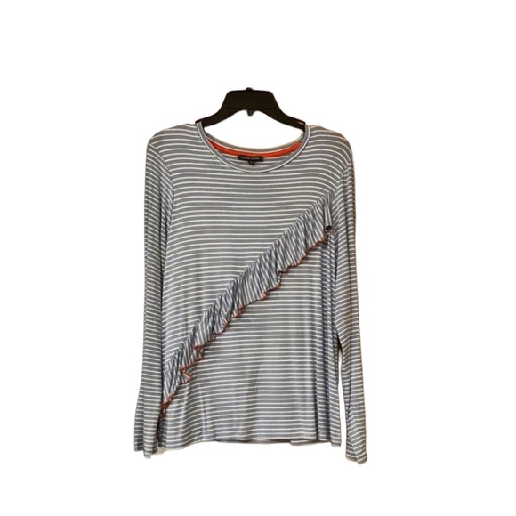 JEANNE PIERRE | Tops | 3 For 5 Jeanne Pierre Blouse Long Sleeve Stripes ...